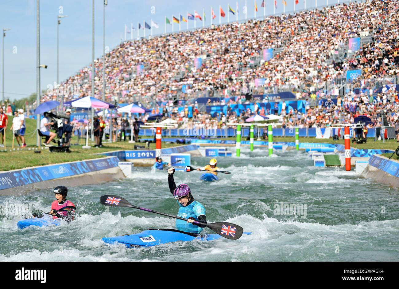 Paris, France. 04th Aug, 2024. Paris 2024 Olympic Games. Kayak Cross ...