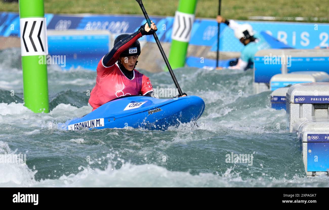 Paris, France. 04th Aug, 2024. Paris 2024 Olympic Games. Kayak Cross ...