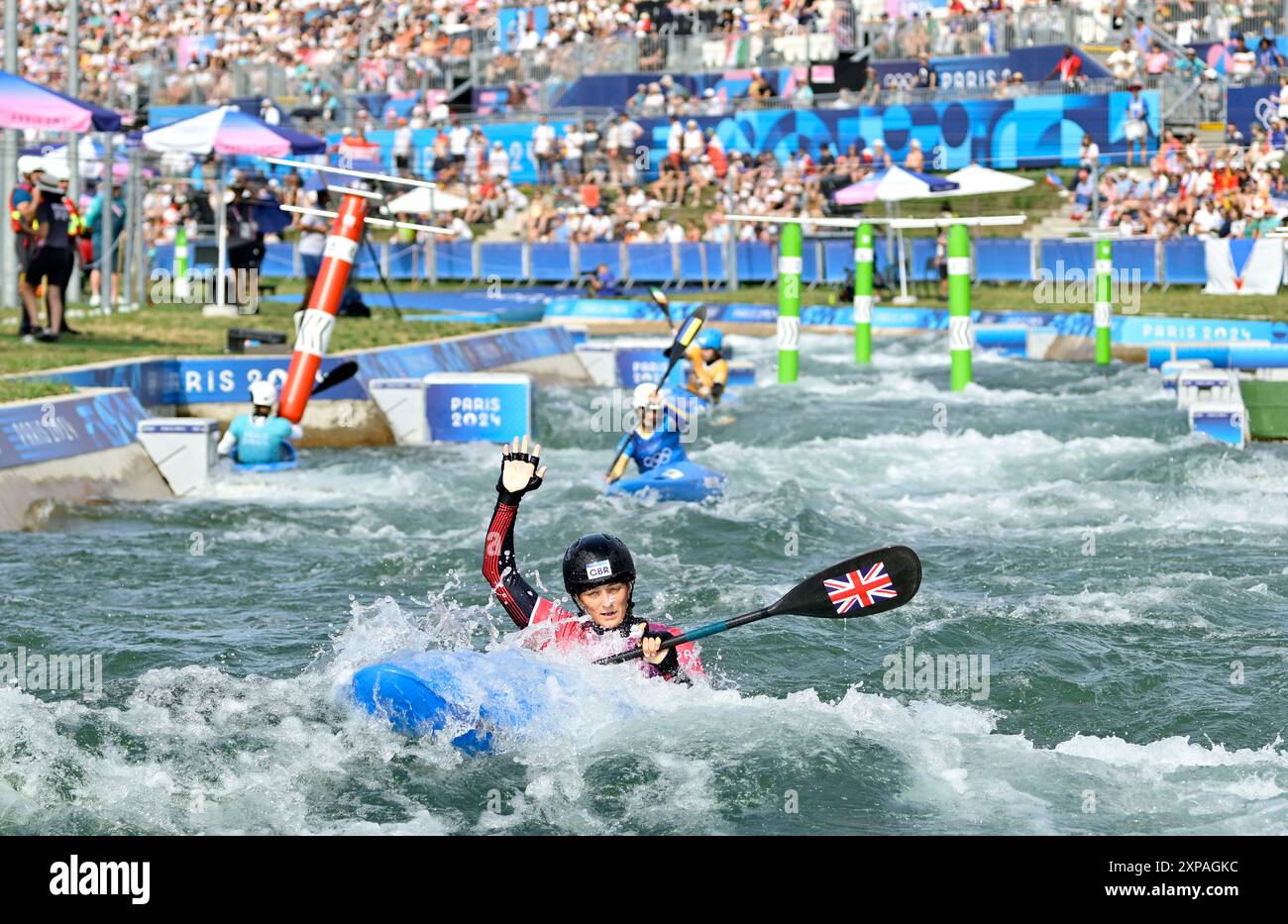 Paris, France. 04th Aug, 2024. Paris 2024 Olympic Games. Kayak Cross ...