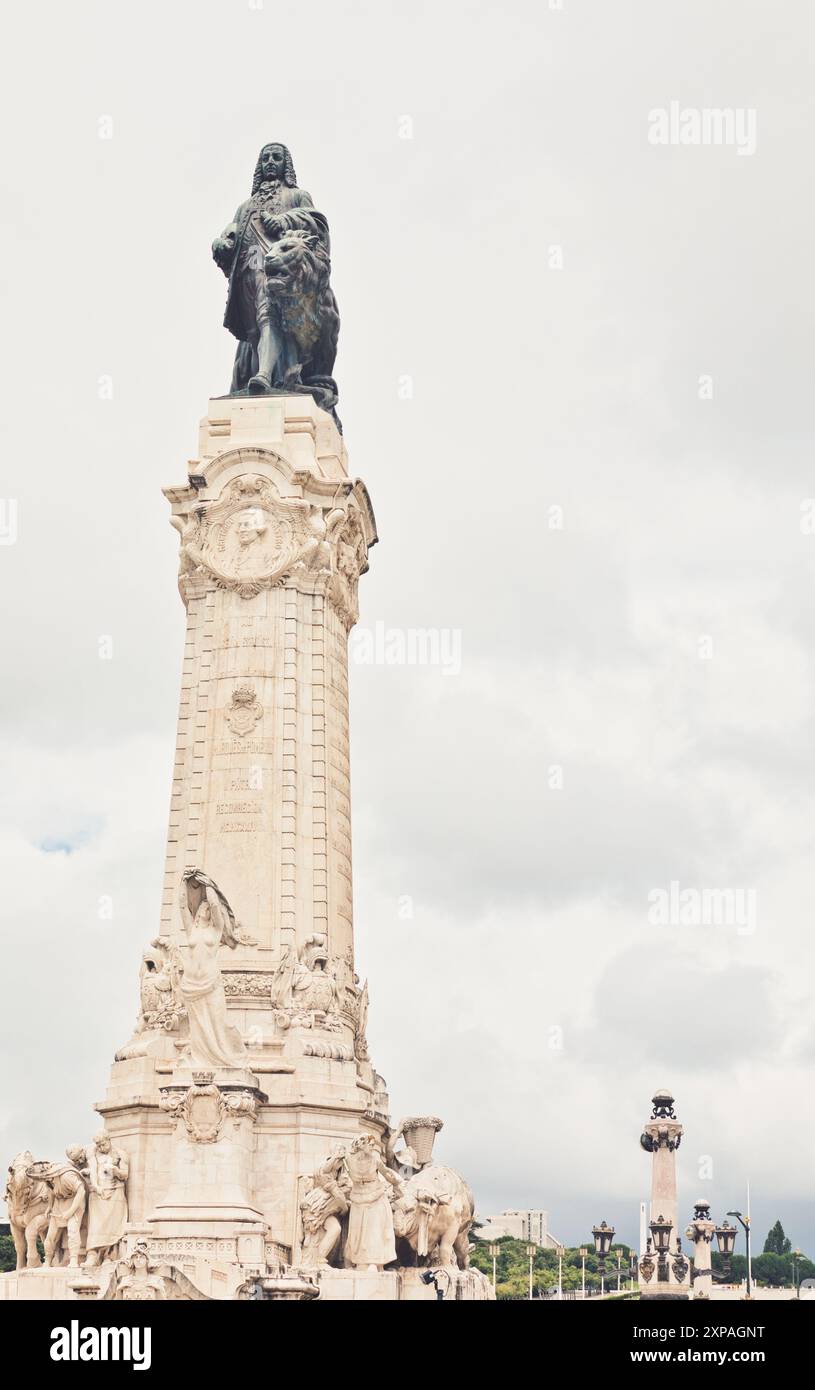 Bronze statue of the Marquis of Pombal, Marquis of Pombal Square ...