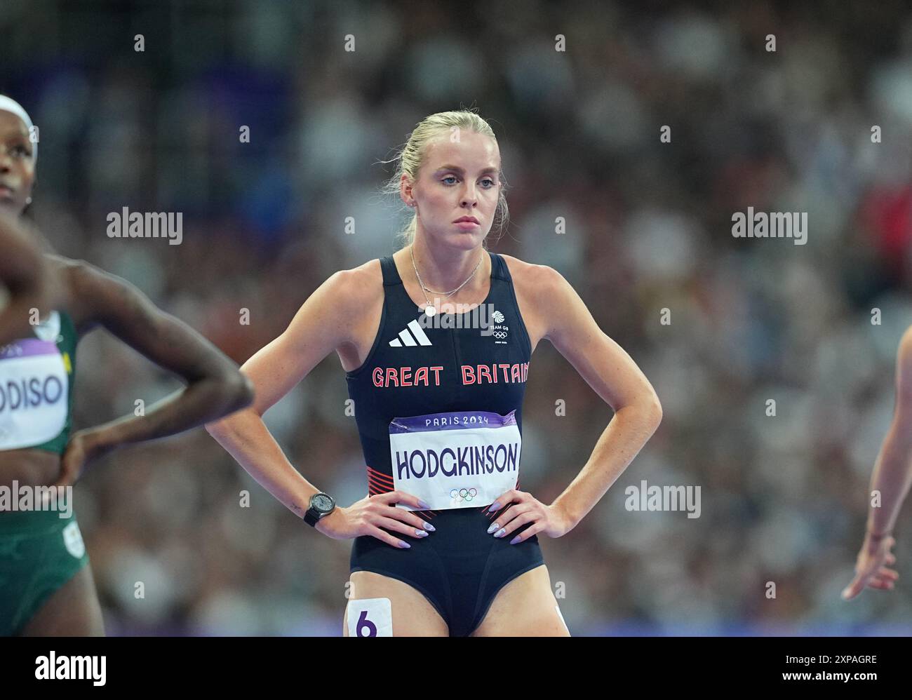 Paris, France. 4th Aug, 2024. Keely Hodgkinson (Great Britain) competes ...