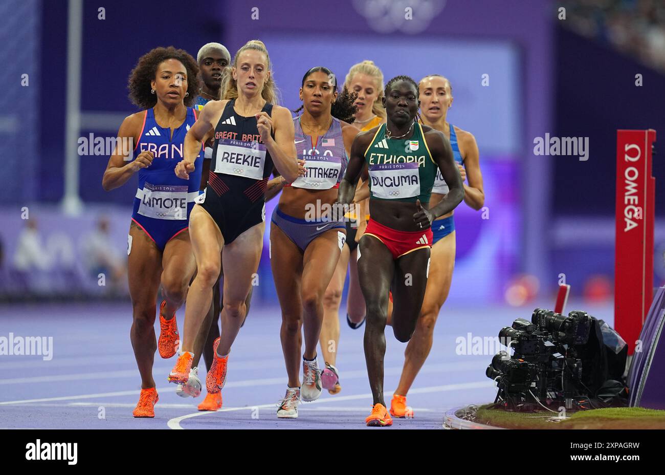Paris, France. 4th Aug, 2024. Tsige Duguma (Ethiopia) competes during ...