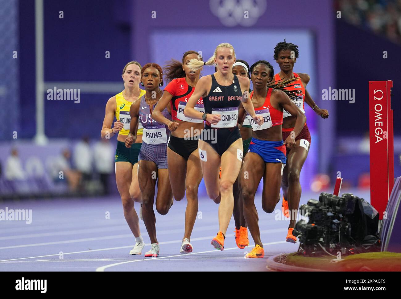 Paris, France. 4th Aug, 2024. Keely Hodgkinson (Great Britain) competes ...