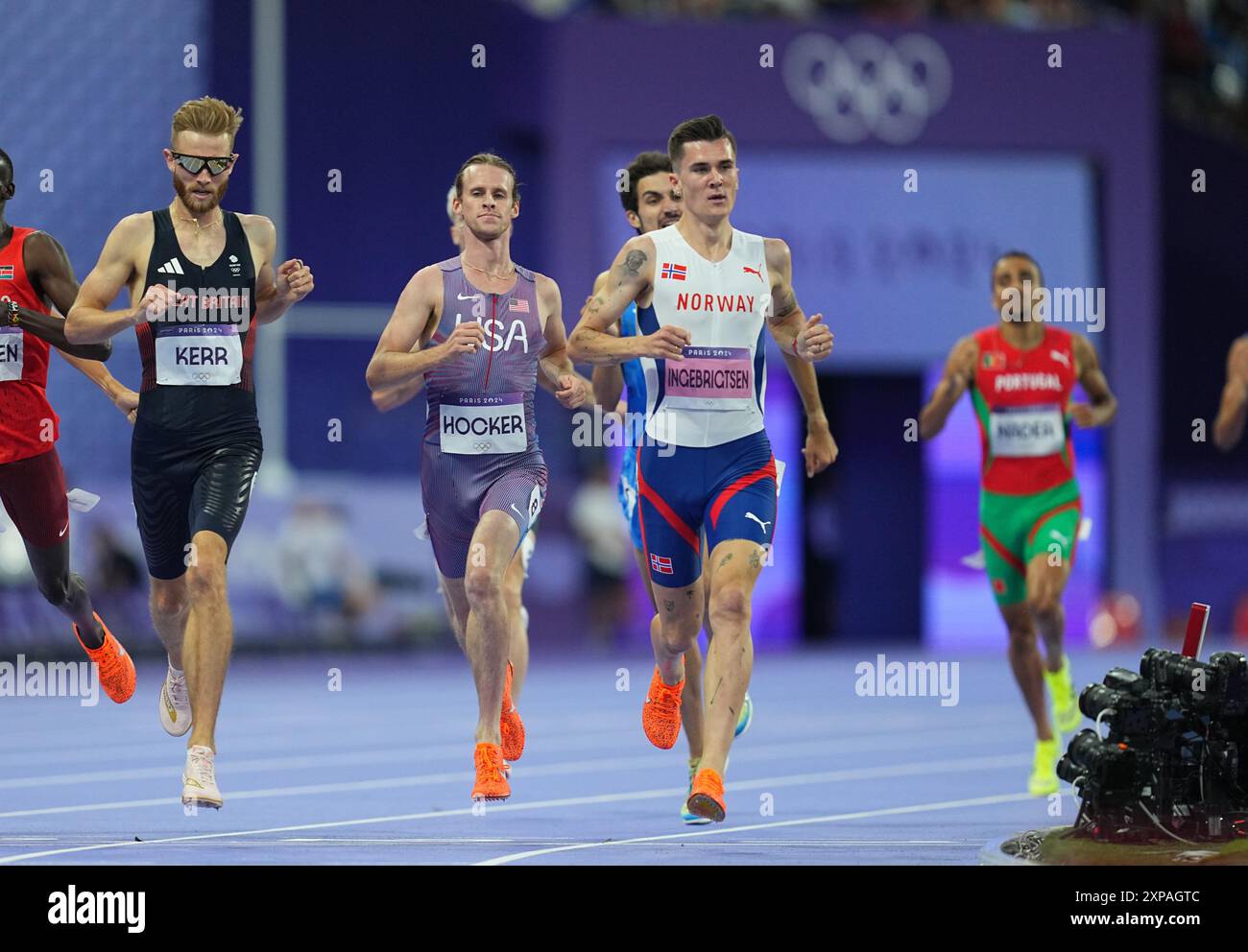 Paris, France. 4th Aug, 2024. Jakob Ingebrigtsen (Norway) competes ...