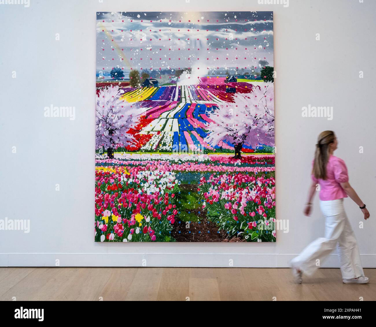 London, UK. 5 August 2024. Staff at a preview of ‘The Civilisation ...