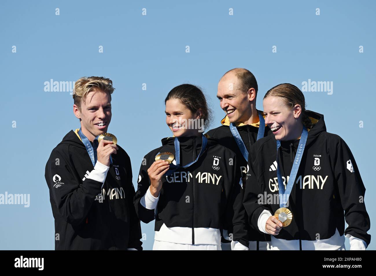 Paris, France. 05th Aug, 2024. Olympic Games, Paris 2024, triathlon ...