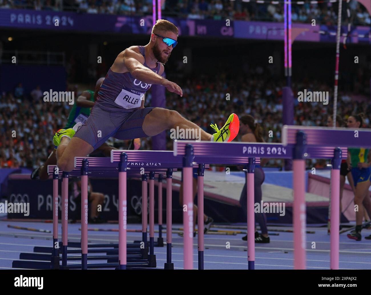Paris, France. 5th Aug, 2024. Cj Allen of the United States competes ...