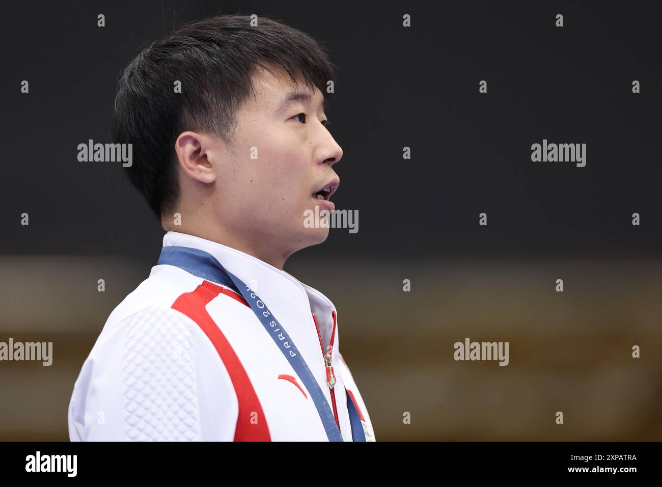 Chateauroux, France. 5th Aug, 2024. Gold medalist Li Yuehong of China ...