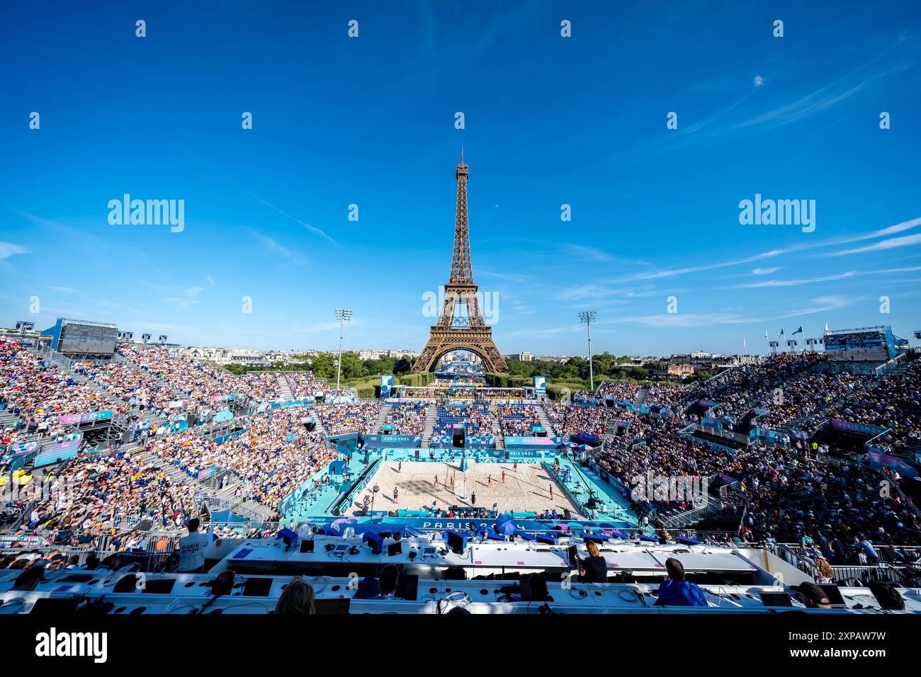 Paris, Ile de France, France. 28th July, 2024. The Stade Tour Eiffel ...