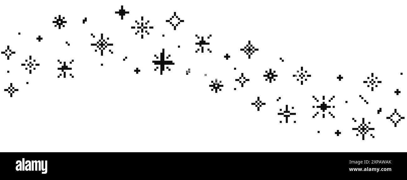 Retro Sparkle Clip Art