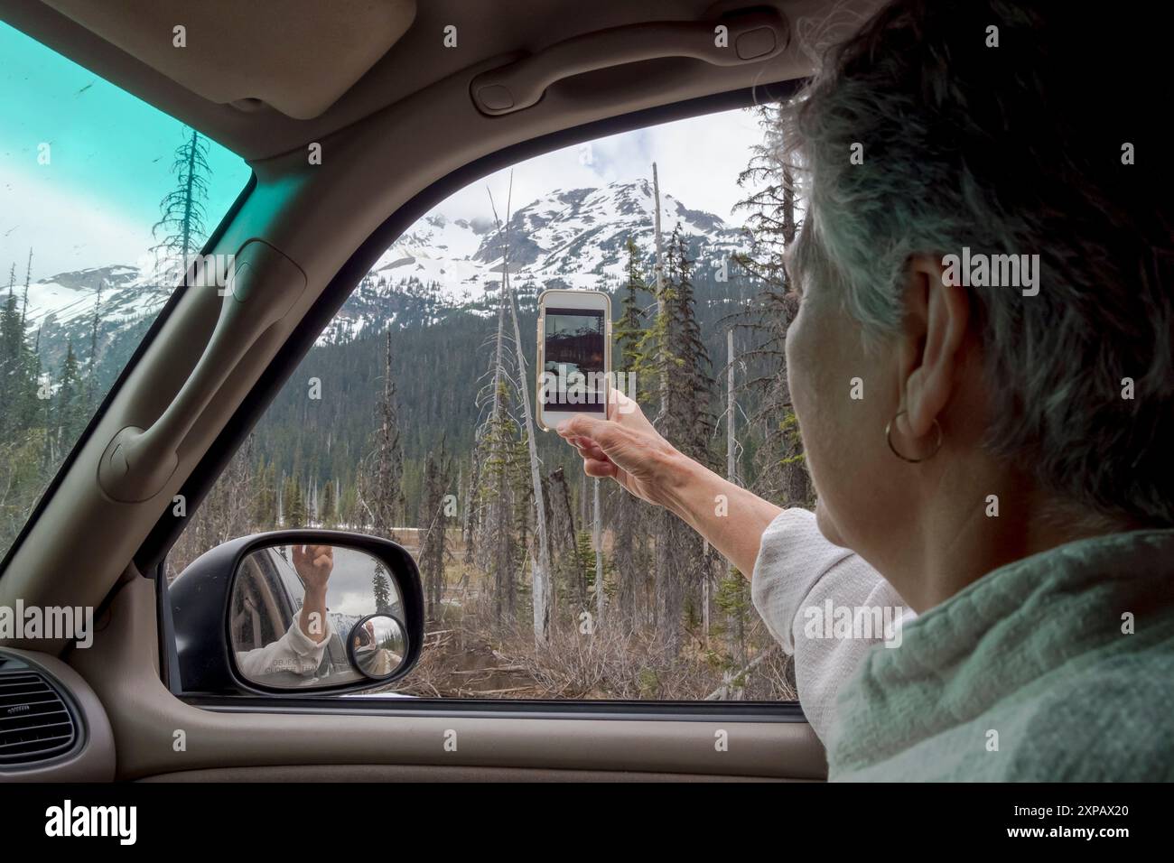 Taking a Cell Phone Photo Stock Photo - Alamy