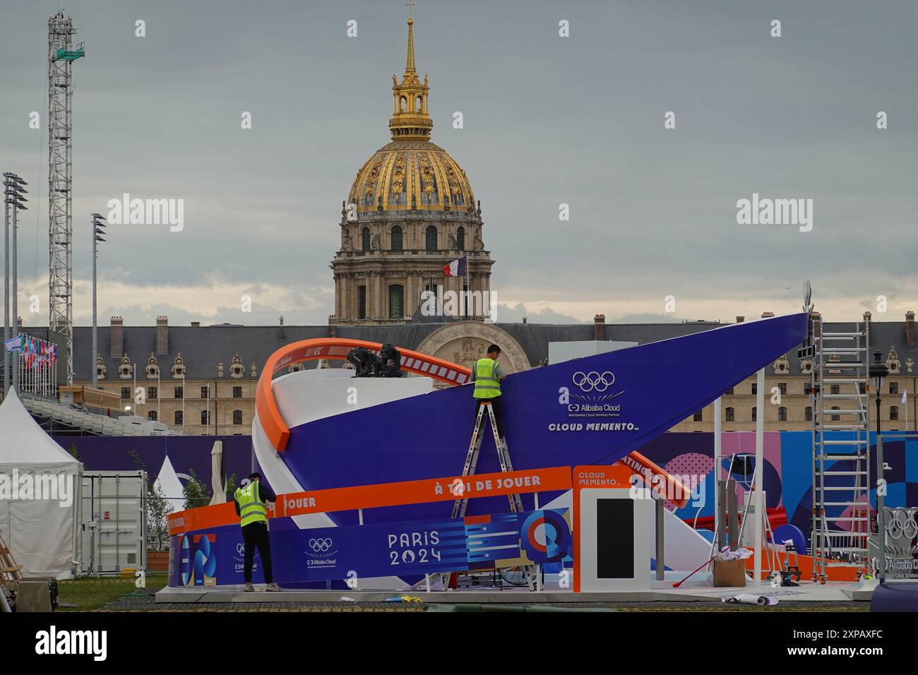 Paris, Vorbereitungen zu den Olympischen Spielen 2024, Jeux Olympiques 2024, JO24 // Paris ...