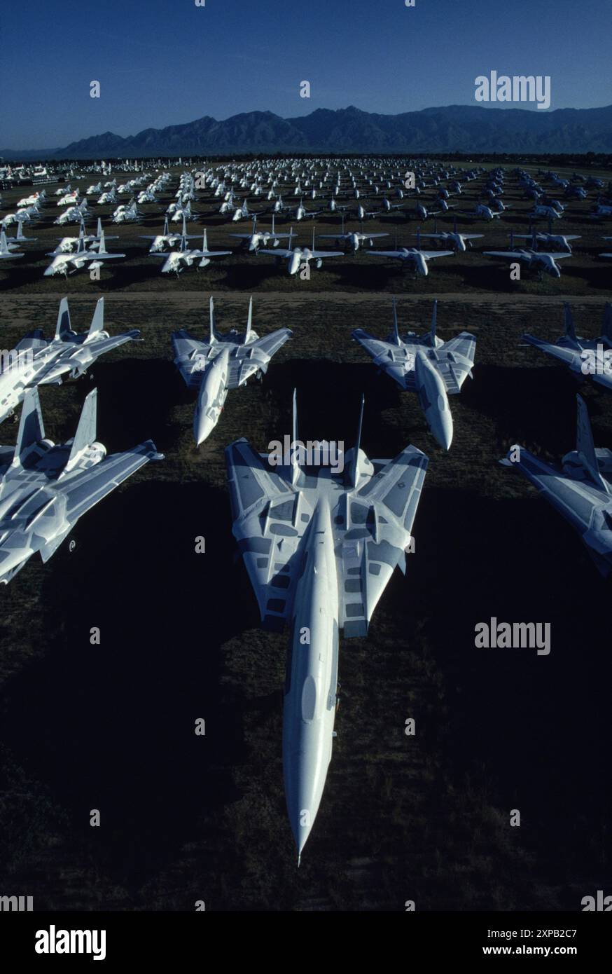 Plane Storage at Davis Air Force Base Stock Photo - Alamy