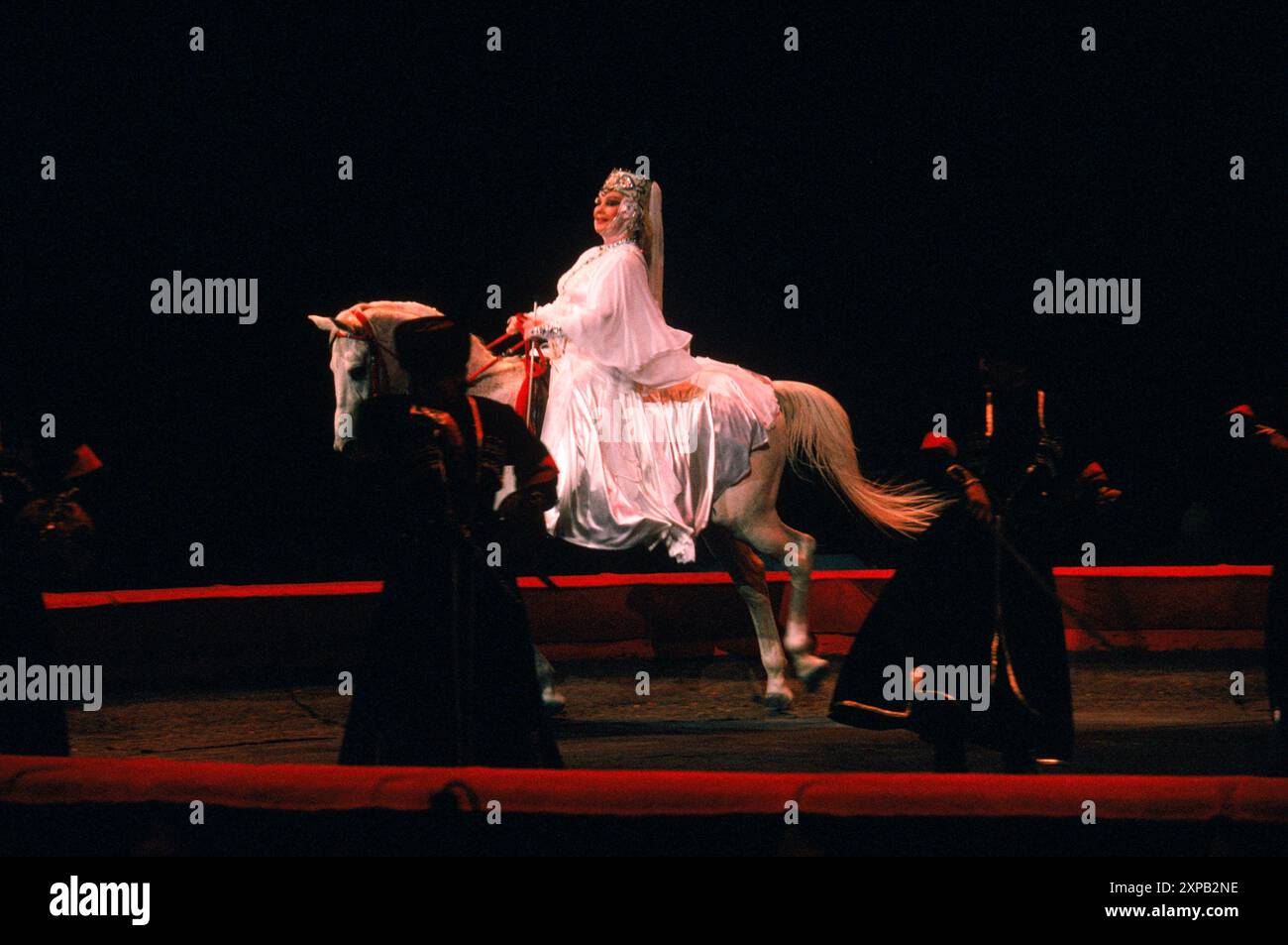 Moscow Circus-Animal Performance Stock Photo - Alamy