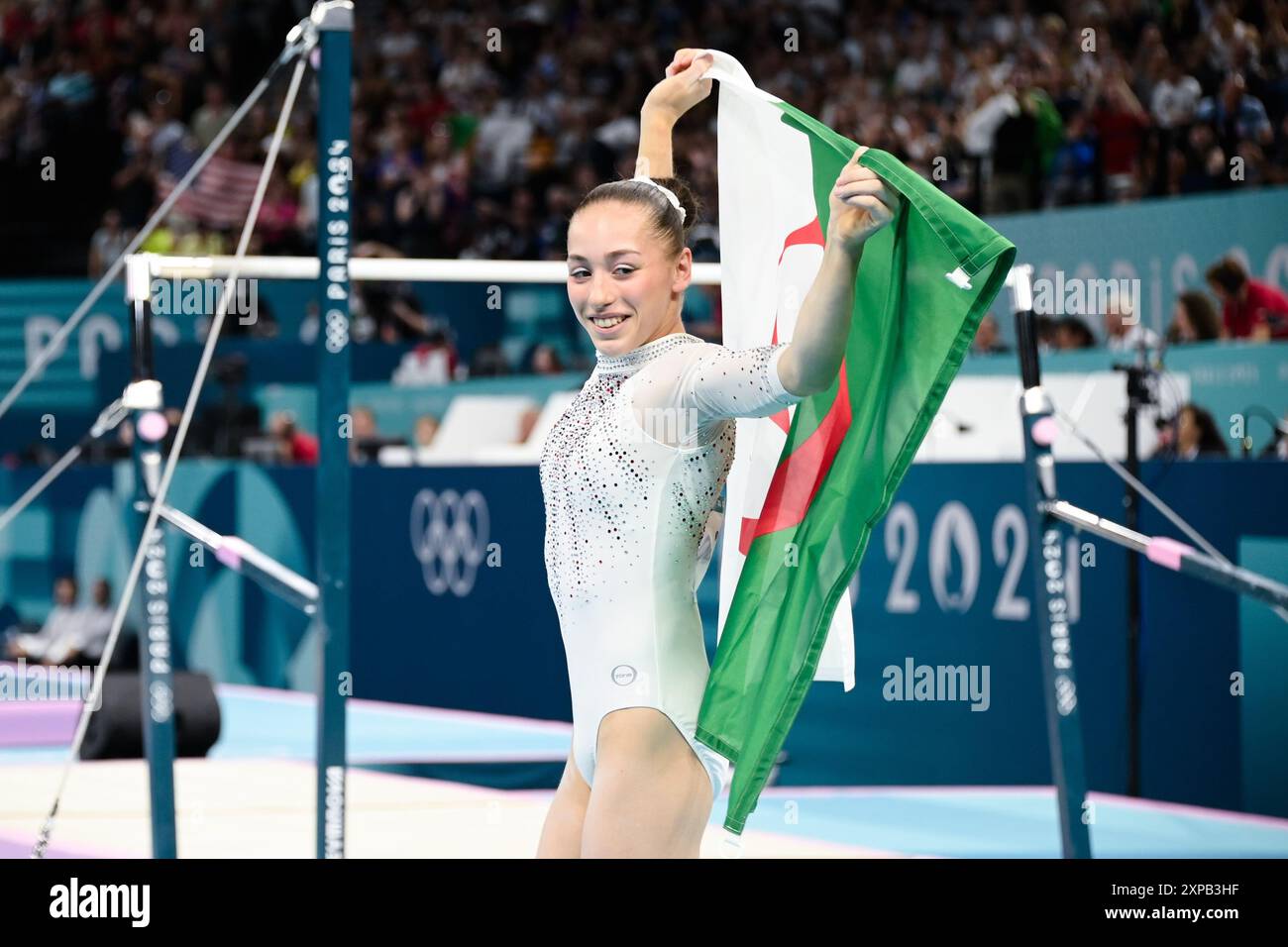 Kaylia Nemour ( ALG ), Artistic Gymnastics, Women's Uneven Bars Final ...