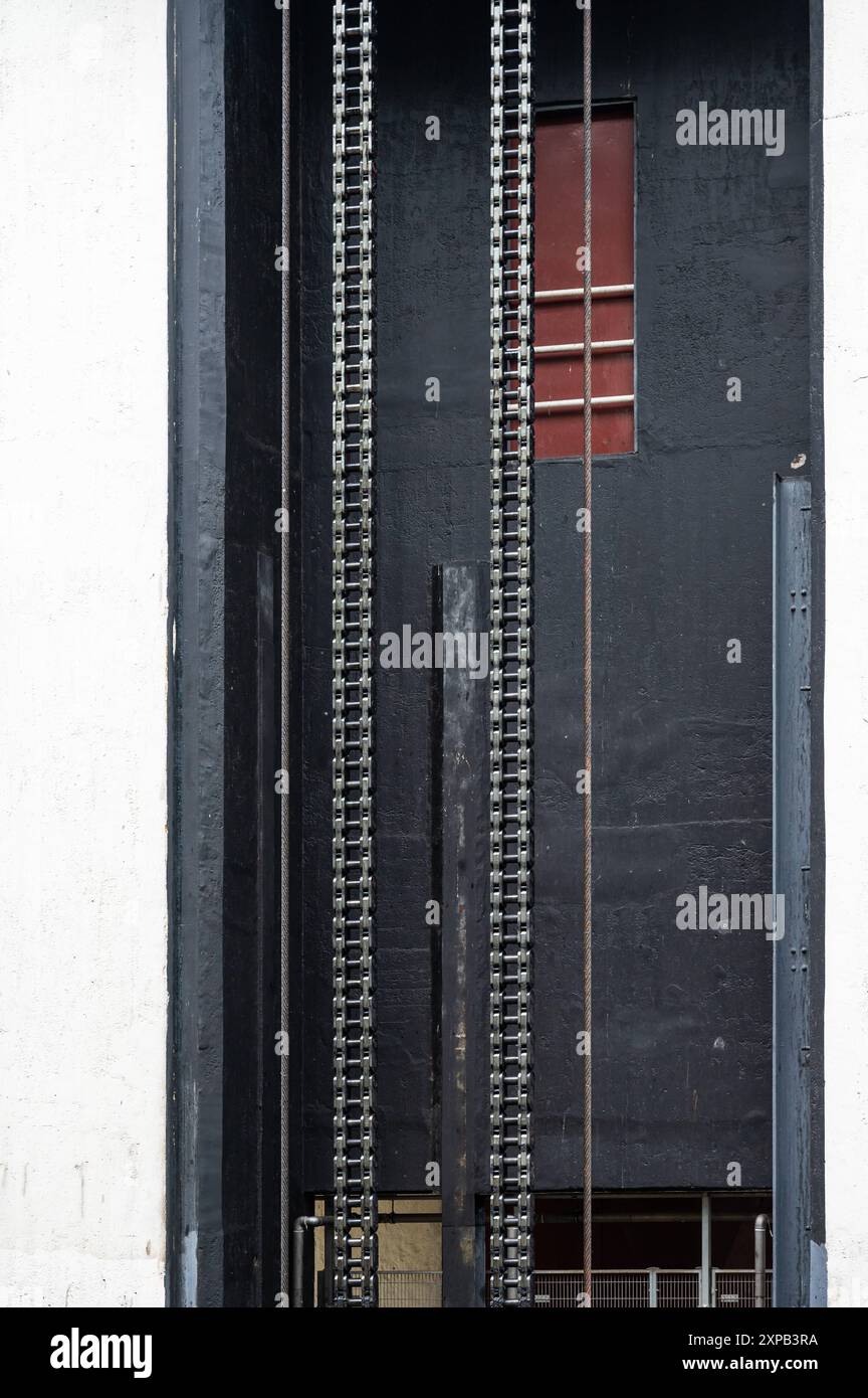 Delden, Overijssel, The Netherlands, July 13, 2024 - Industrial chain ...