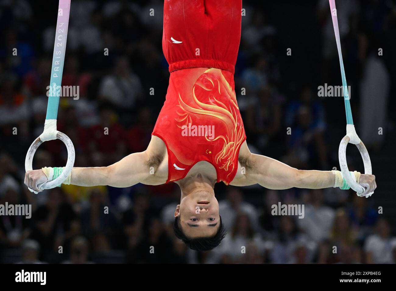 Yang Liu ( CHN ), Artistic Gymnastics, Men's Rings Final during the ...