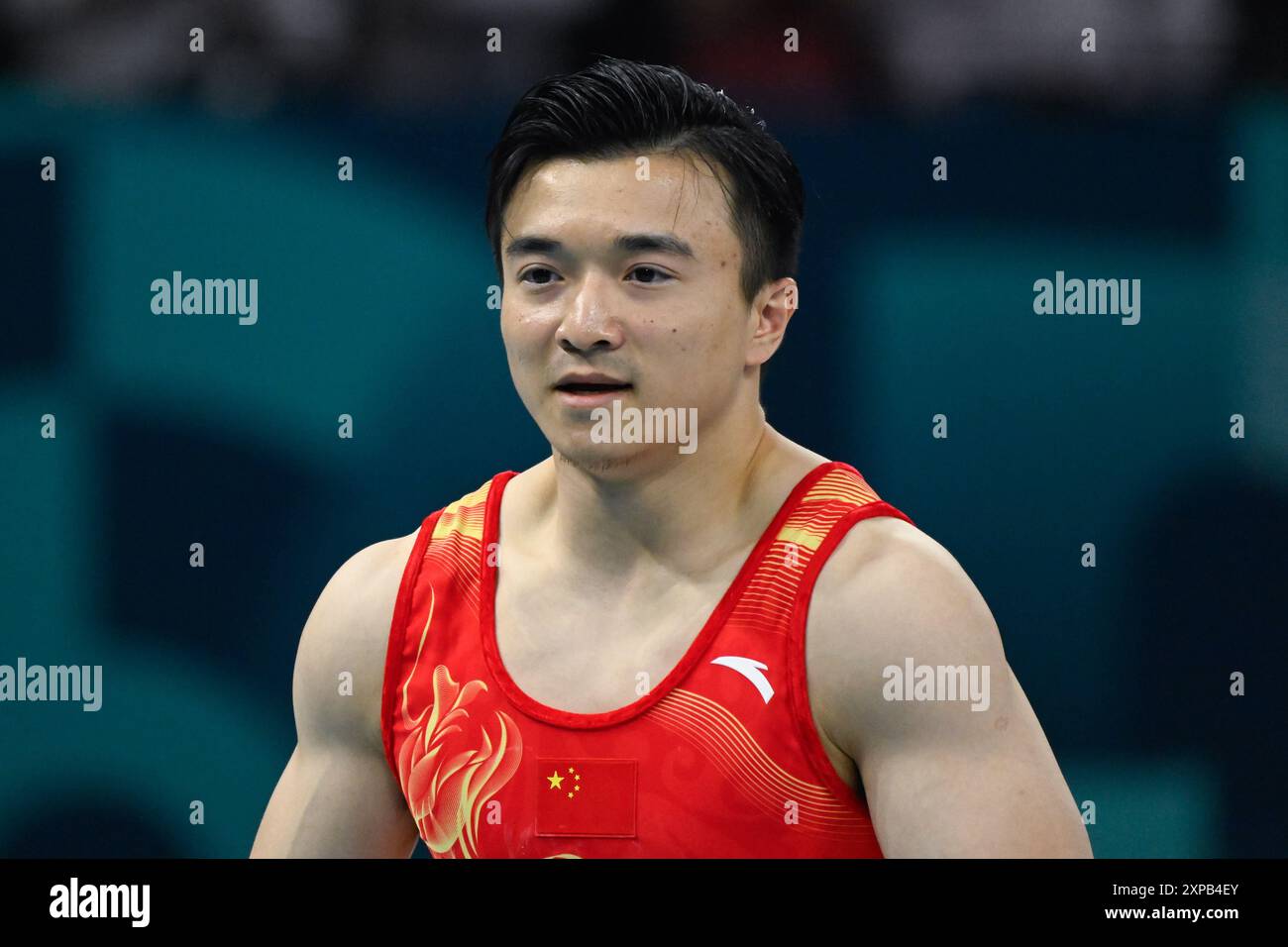 Yang Liu ( CHN ), Artistic Gymnastics, Men's Rings Final during the Olympic Games Paris 2024 on ...