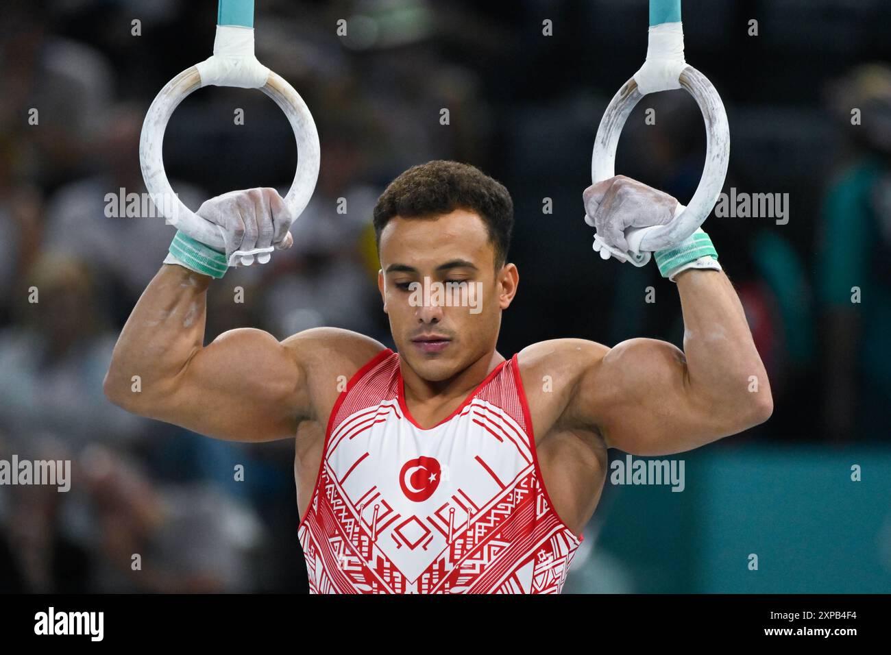 Adem Asil ( TUR ), Artistic Gymnastics, Men's Rings Final during the ...