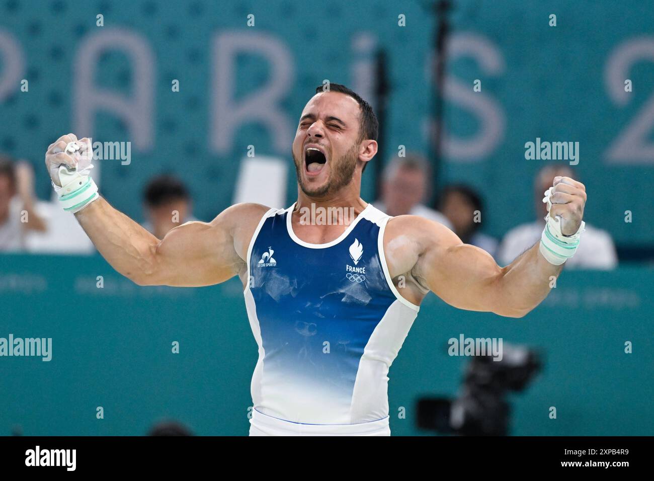 Samir Ait Said ( FRA ), Artistic Gymnastics, Men's Rings Final during ...