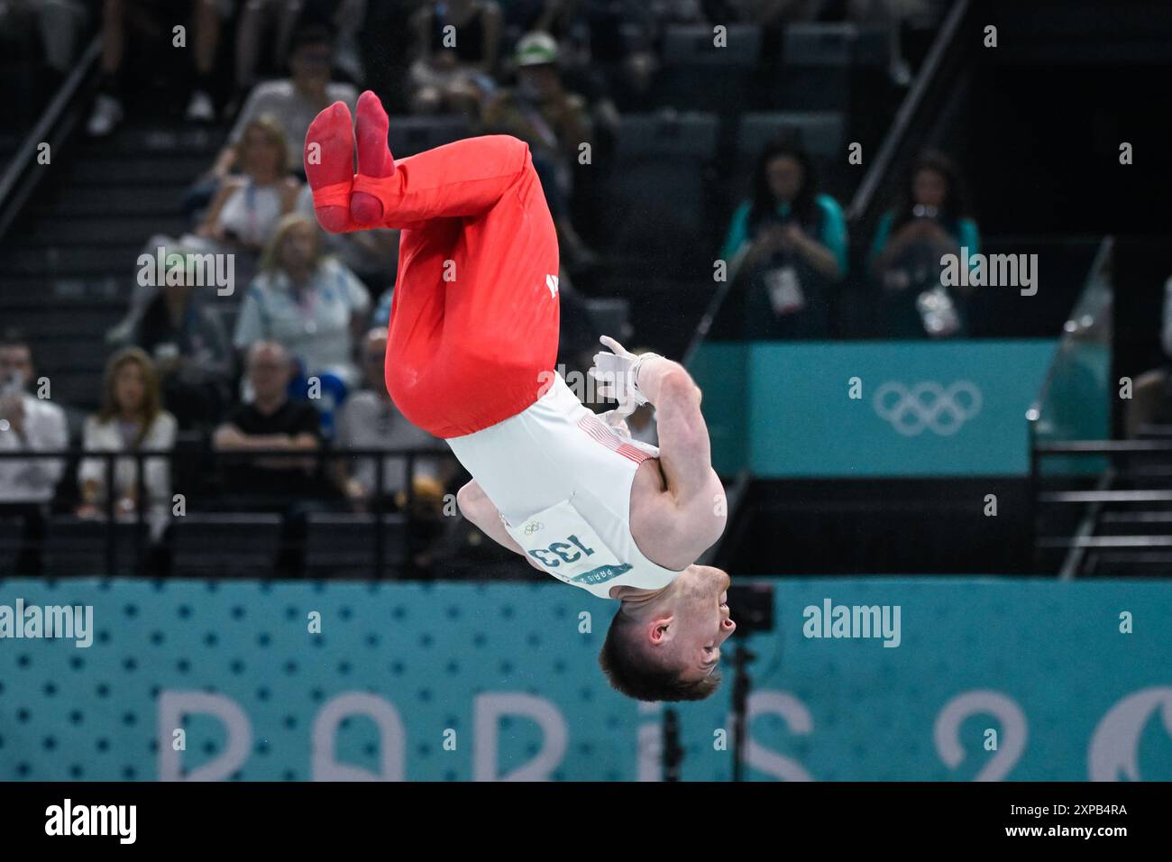 Harry Hepworth ( GBR ), Artistic Gymnastics, Men's Rings Final during ...