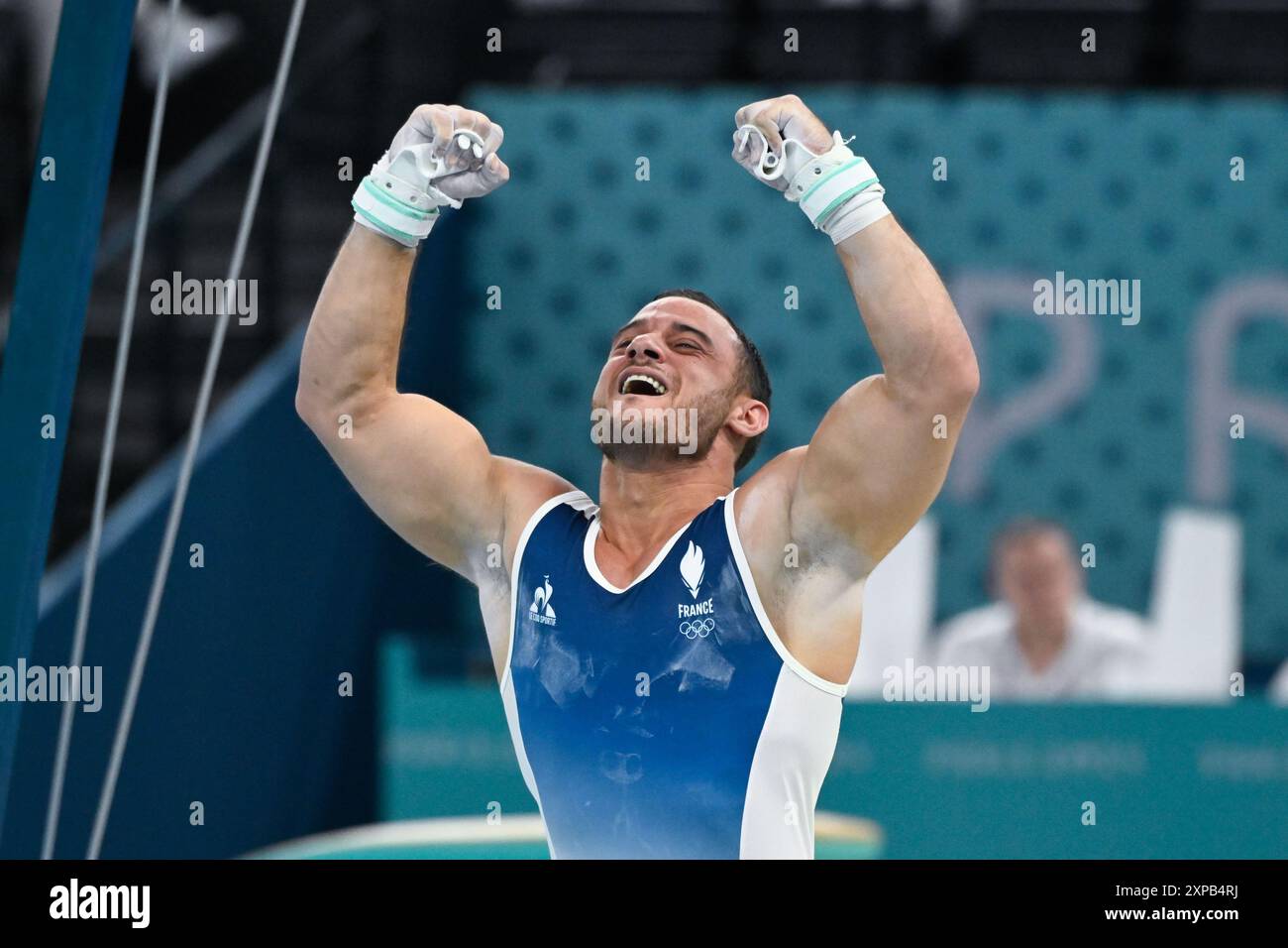 Samir Ait Said ( FRA ), Artistic Gymnastics, Men's Rings Final during ...