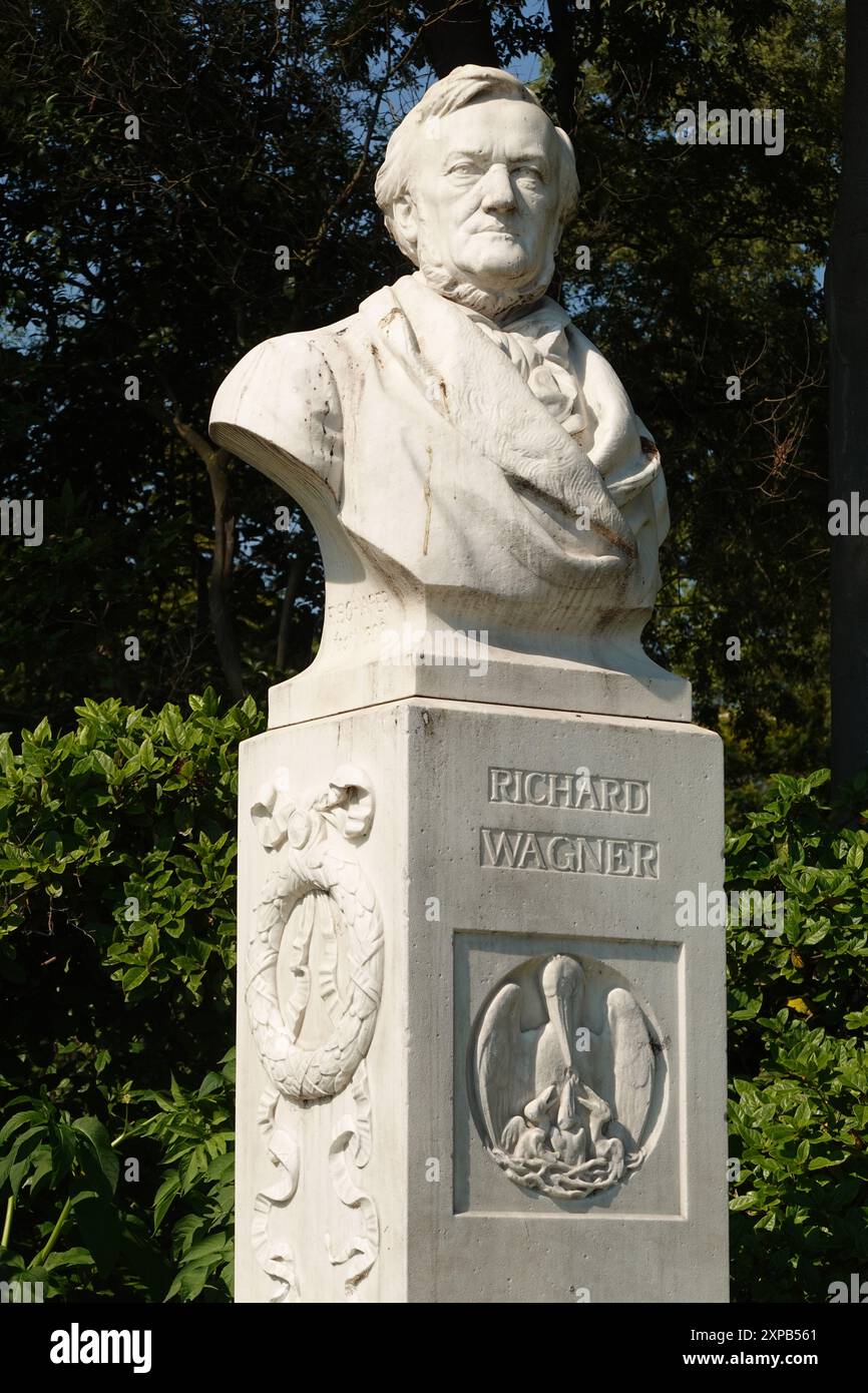 Venedig, Denkmal von Richard Wagner (1813-1883) // Venice, Monument of Richard Wagner (1813-1883 ...