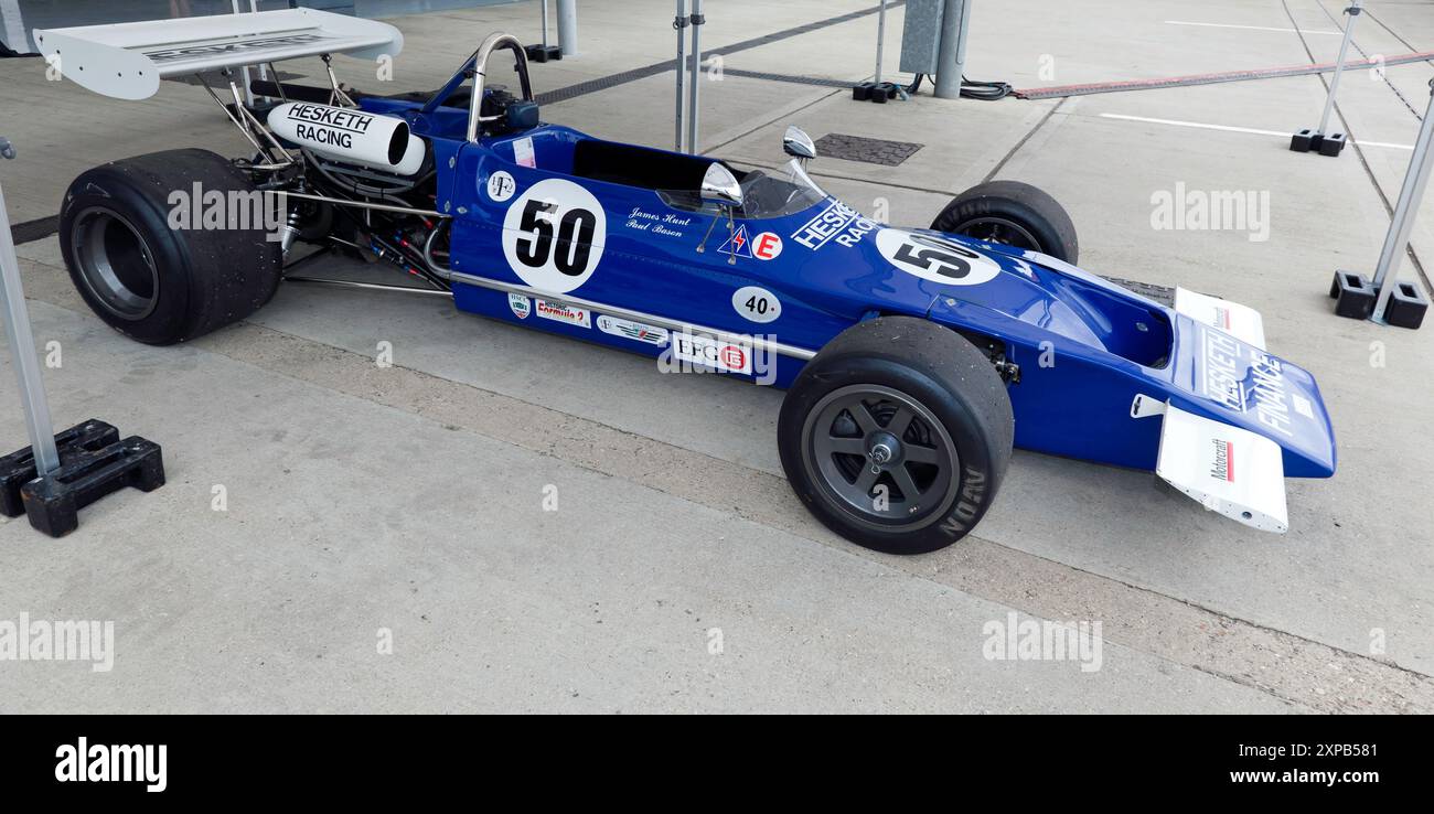 James Hunt's Blue and White, 1971, March 712 Historic Formula 2 Race ...