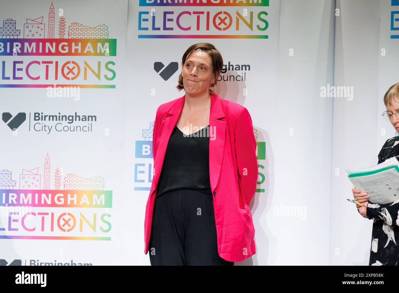 Labour MP Jess Phillips pictured at the count for the 2024 General ...