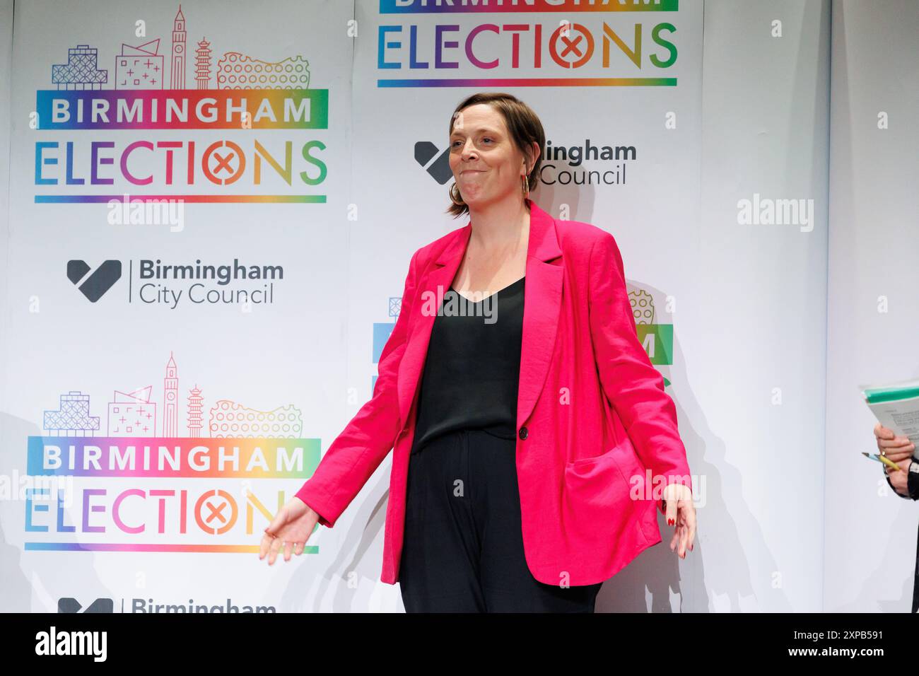 Labour MP Jess Phillips pictured at the count for the 2024 General ...