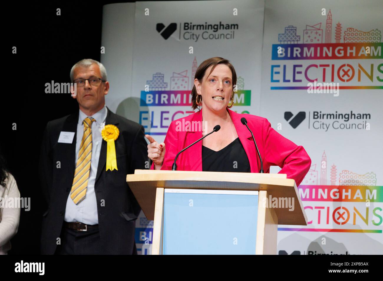 Labour MP Jess Phillips pictured at the count for the 2024 General ...