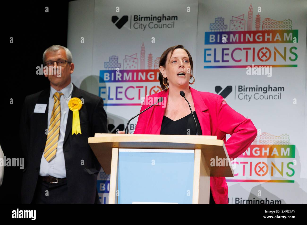 Labour MP Jess Phillips pictured at the count for the 2024 General ...
