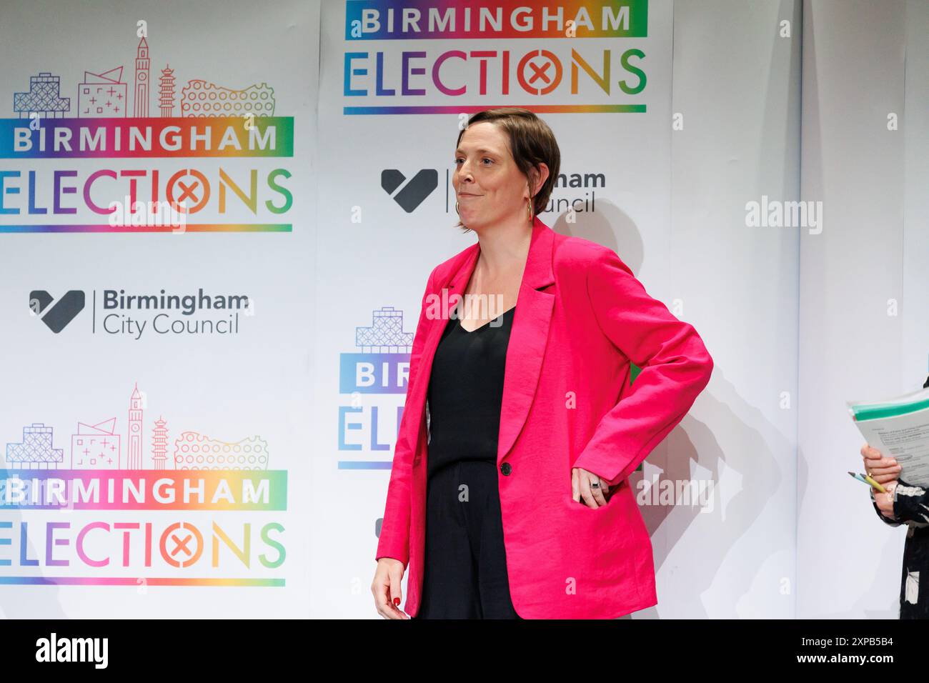 Labour MP Jess Phillips pictured at the count for the 2024 General ...