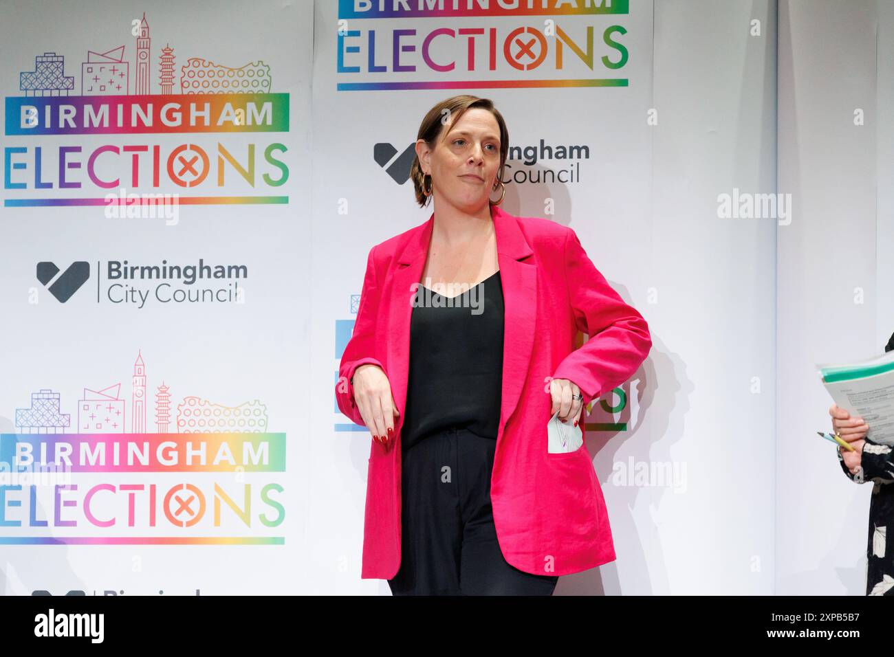 Labour MP Jess Phillips pictured at the count for the 2024 General ...