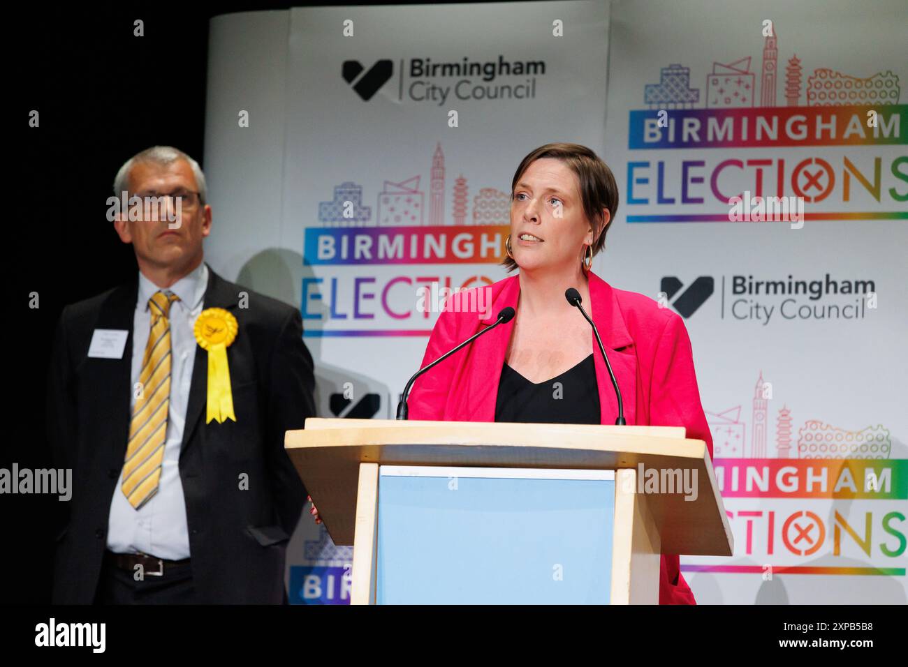 Labour MP Jess Phillips pictured at the count for the 2024 General ...