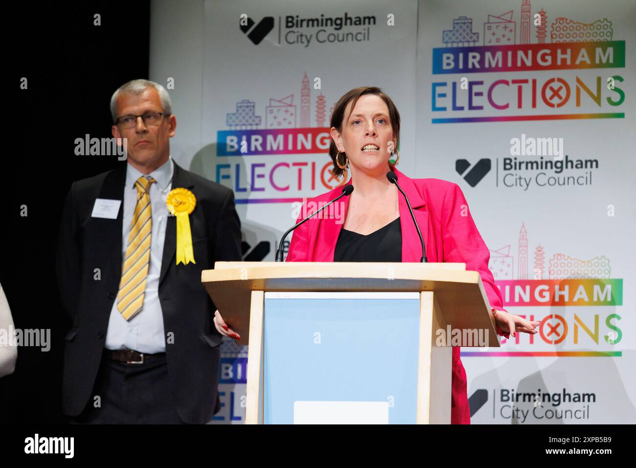 Labour MP Jess Phillips pictured at the count for the 2024 General ...