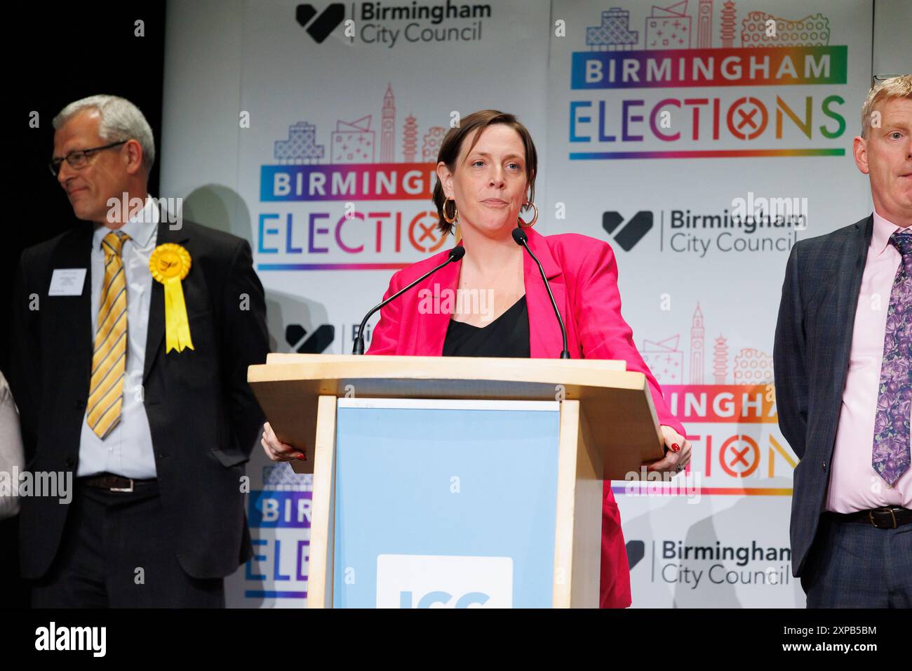 Labour MP Jess Phillips pictured at the count for the 2024 General ...