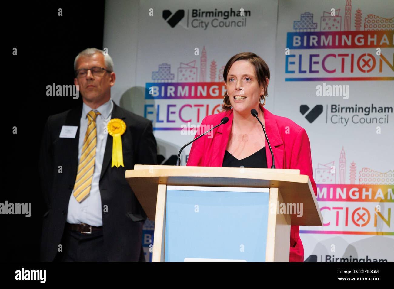 Labour MP Jess Phillips pictured at the count for the 2024 General ...
