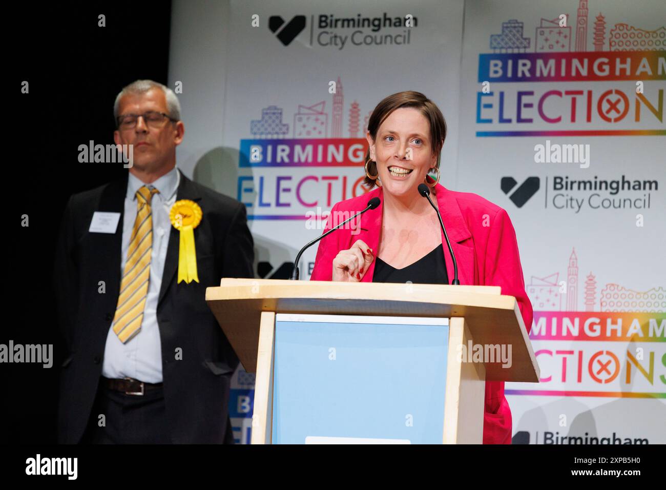 Labour MP Jess Phillips pictured at the count for the 2024 General ...