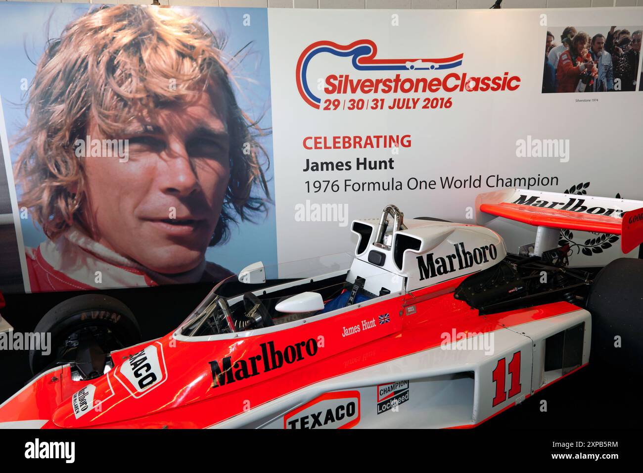 A special exhibition celebrating James Hunt, in Garage 16, of the ...