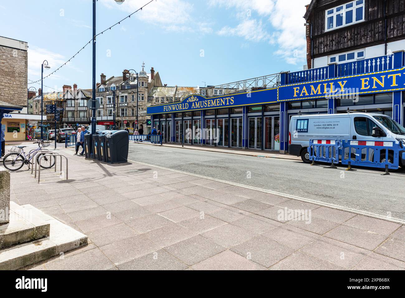 Swanage town, Swanage town centre, Swanage high street, Swanage. Dorset ...