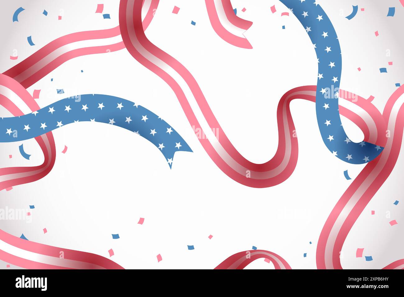 Decorative ribbon usa country hi-res stock photography and images - Alamy