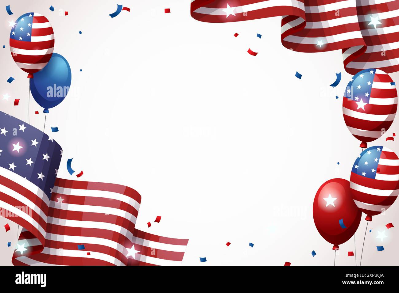 American flag frame balloons memorial hi-res stock photography and ...