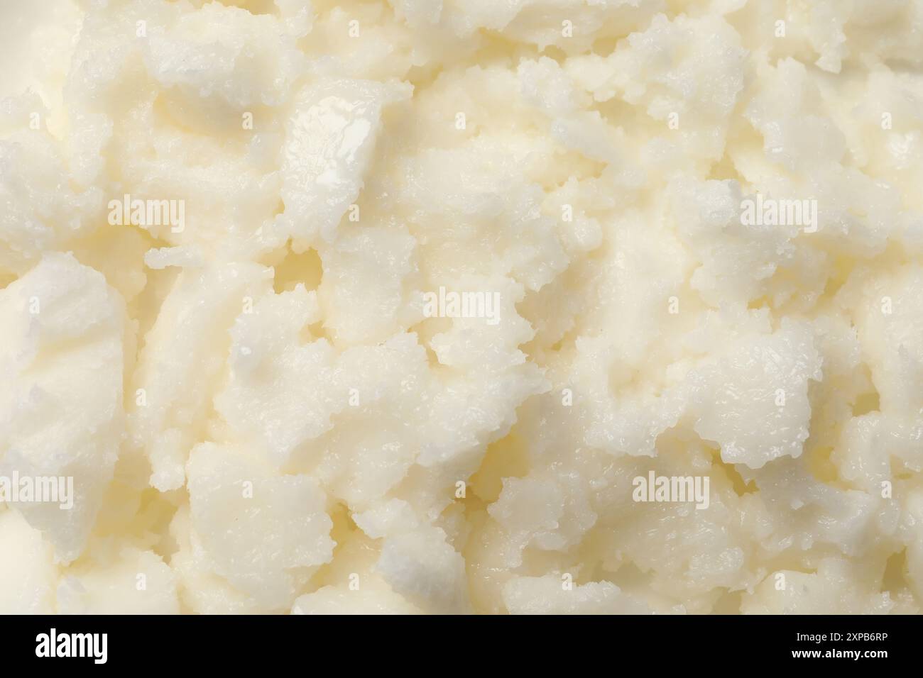 Natural shea butter as background, top view Stock Photo - Alamy
