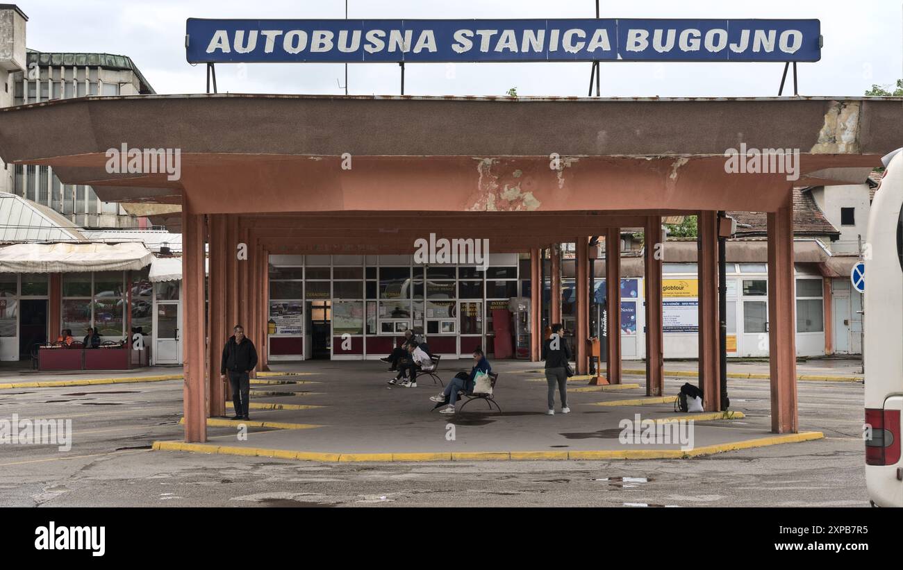 Bugojno, Bosnia and Herzegovina – August 2023: Bus station Stock Photo ...