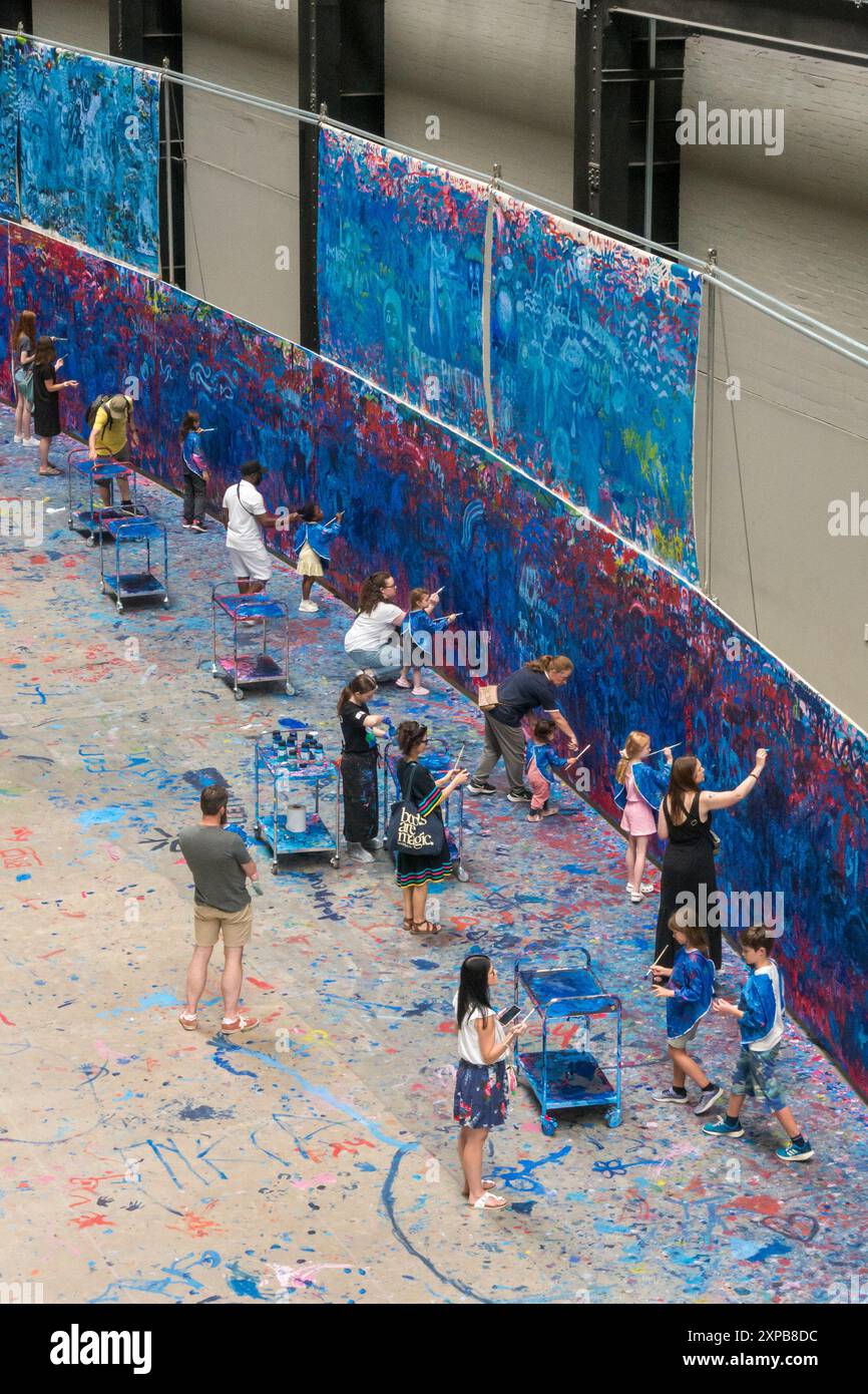 A new event at Tate Modern, London, UK, sponsored by UNIQLO. Tate Play ...