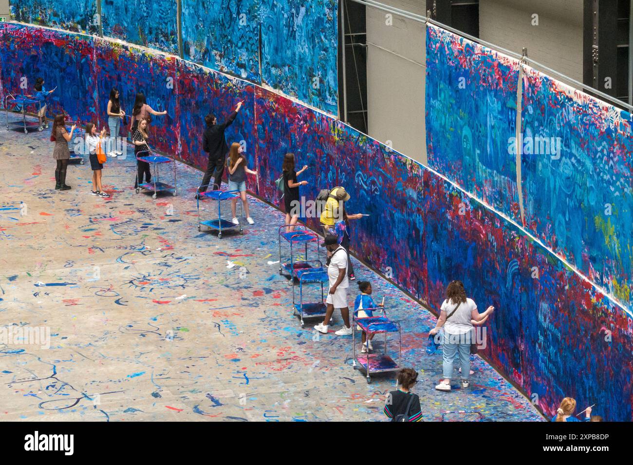 A new event at Tate Modern, London, UK, sponsored by UNIQLO. Tate Play ...