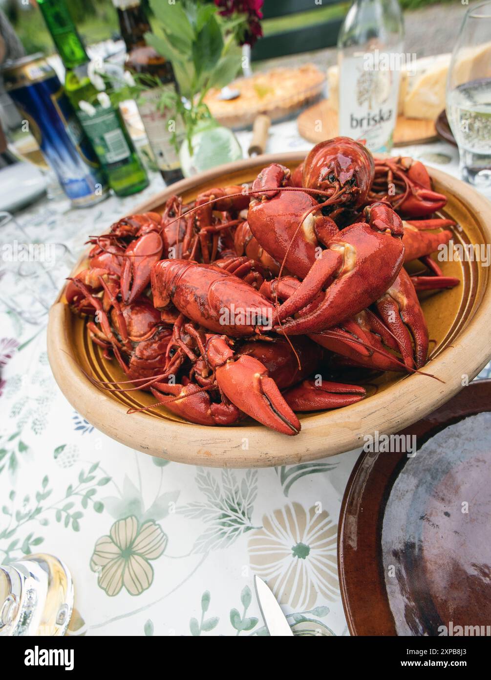 Boiled signal crayfish cooked crayfish hi-res stock photography and ...