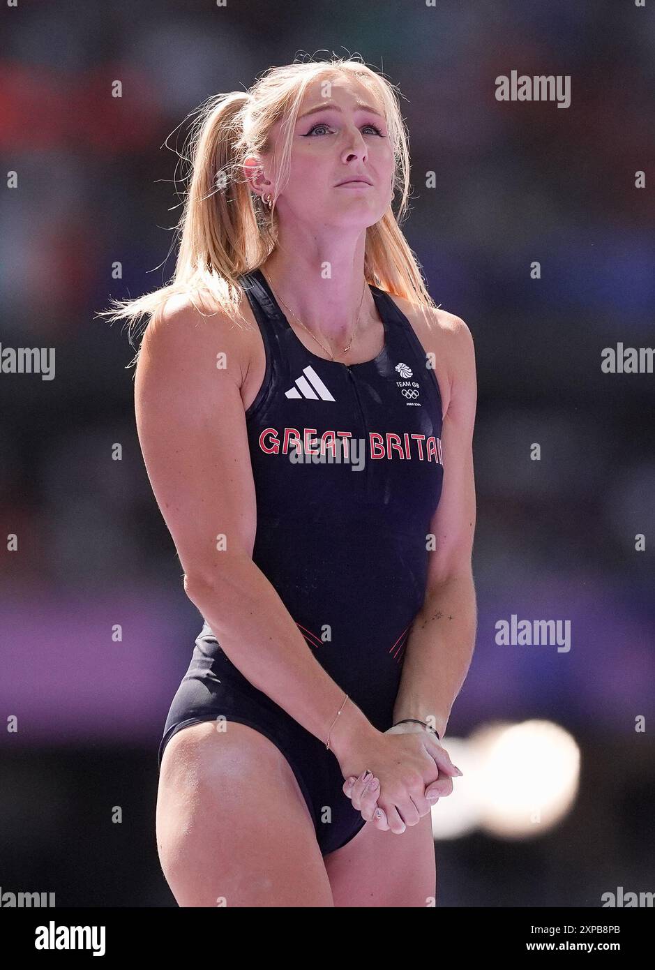 Great Britain's Molly Caudery after being eliminated in the Women's ...