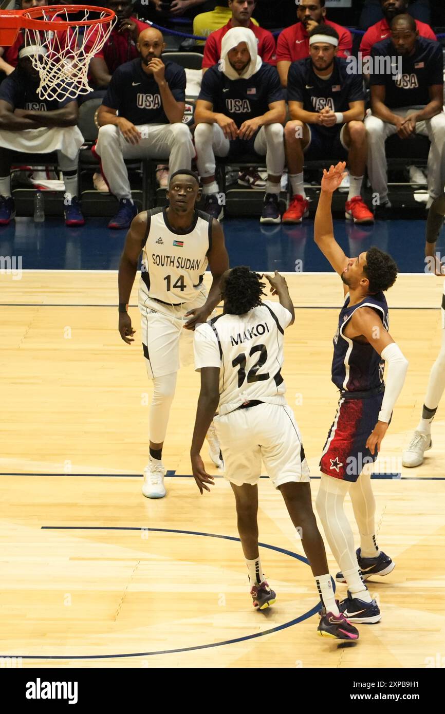 Tyrese Haliburton of USA during the International Friendly basketball ...